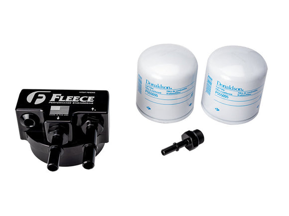 Fleece Engine Mounted Filter Assembly, 2011-2024 6.7L Ford Powerstroke ...