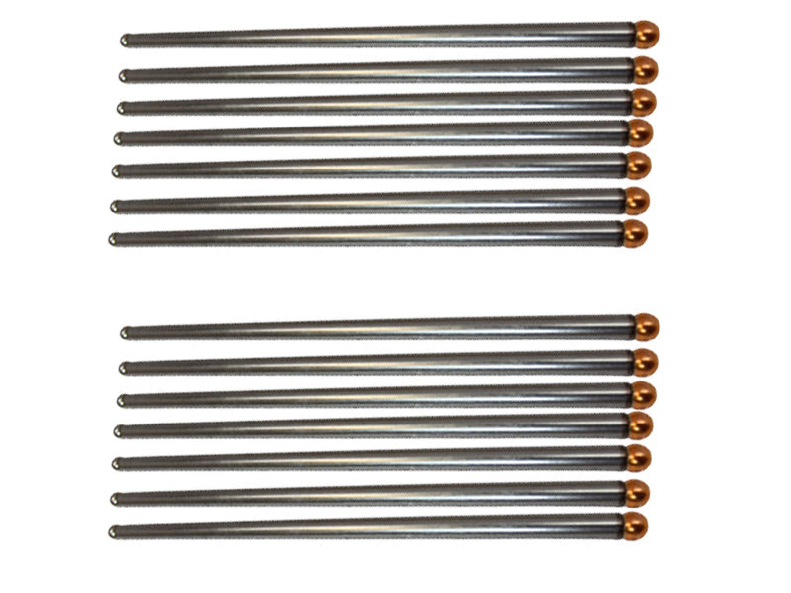 8C3Z-6565-B-16 OE Valve Push Rods, 16 Pack, 2003.5-2010 Ford 6.0L 6.4L ...