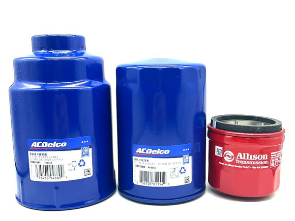 OE Maintenance Filter Pack, 2001-2016 GM 6.6L Duramax LB7 LLY LBZ LMM ...